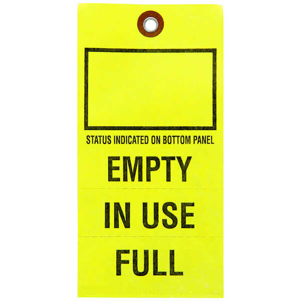 Hardware Specialty | Brady Valve Indicator Tag CYLINDER STATUS ...