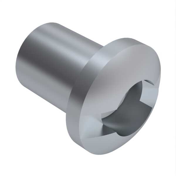 Hardware Specialty | 10-32 X 5/16" Slot Drive Binding Barrel Nut, Steel ...