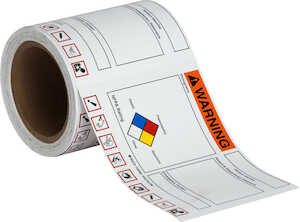 Hardware Specialty | Brady Write-On GHS & NFPA Labels with Die-Cut GHS ...