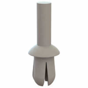 Hardware Specialty | Micro Plastics Push Rivet, 187" Mounting Hole Dia ...