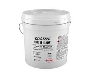 Hardware Specialty | Loctite DRI 513HV Thread Sealant, 190 L Barrel, White