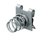 Hardware Specialty | Keystone Coil Spring Contact, 1 AAA Cell, Clip-On