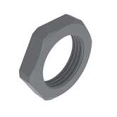 Hardware Specialty | Heyco PG 9 Locknut, .859" W, .218" H, Nylon, Gray
