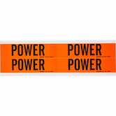 Hardware Specialty | Brady POWER Labels, 1.125" H x 4.125" W, Card of 4 ...