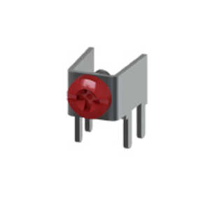 Hardware Specialty | Keystone PC Mount Screw Terminal, 6-32 Thread, Red ...