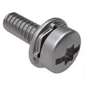 Hardware Specialty | M4 X 12mm L, Torx Slotted, Pan Head SEMS Machine ...