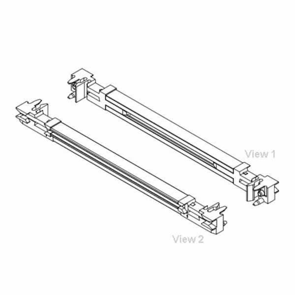 Hardware Specialty | Bivar VME Card Guide, 7.69" Length, Polycarbonate ...