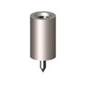 Hardware Specialty | Keystone .08" Vertical PCB Test Jack, Nylon, Black