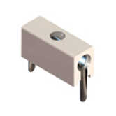 Hardware Specialty | Keystone .08" Horizontal PCB Test Jack, Nylon, Black