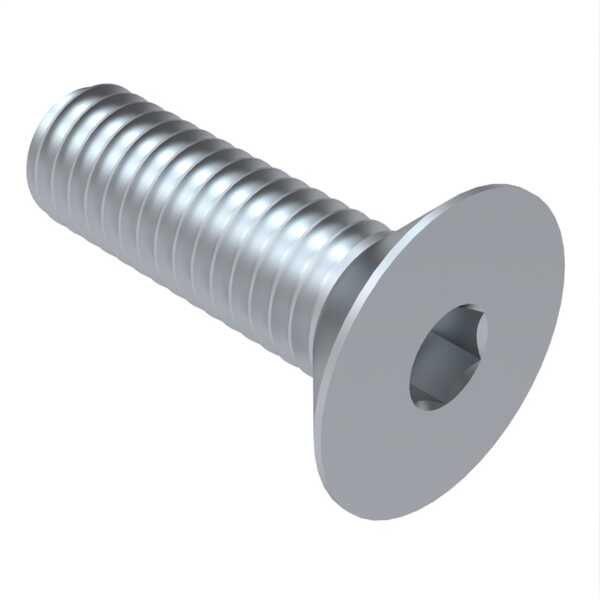 Hardware Specialty | M8 X 20mm Long, Flat Head Socket Screw, Alloy ...