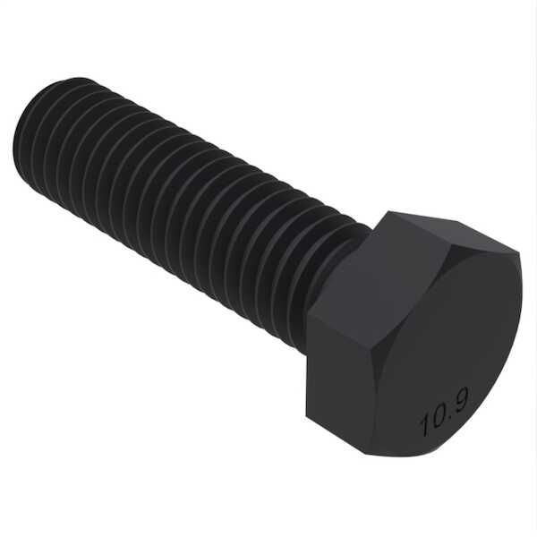 Hardware Specialty | M10 X 30mm Long, Hex Head Cap Screw. Steel Grade ...