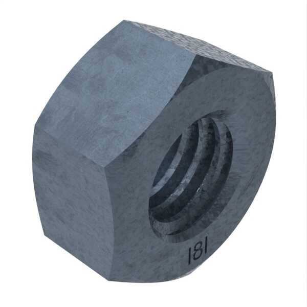 Hardware Specialty | M6 Hex Machine Screw Nut, 10mm W X 5mm H, Medium ...