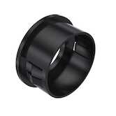 Hardware Specialty | Heyco .5" Snap Bushing, .57" Diameter, Black