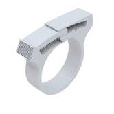 Hardware Specialty | Heyco Hose Clamp, .47" Max Bundle Diameter, Nylon ...