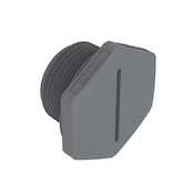 Hardware Specialty | Heyco M20 Threaded Plug, Slotted, Hex Head, Nylon ...