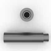 Hardware Specialty | RAF 6mm Round Aluminum Swage Spacer, 3mmL, 2.7mmL ...