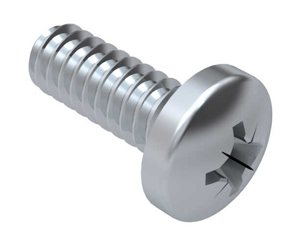 Hardware Specialty | M3 X 14mm Long, Pozi Pan Head, Steel Machine Screw ...