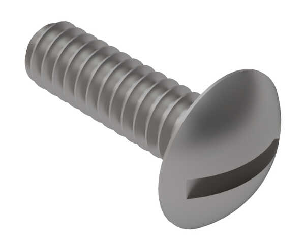 Hardware Specialty | 10-32 X 1/2" Long, Slotted, Truss Head Machine ...