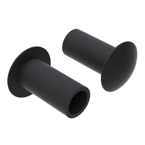 Hardware Specialty | Oval Head Semi-Tubular Rivet, .067" Mounting Hole ...