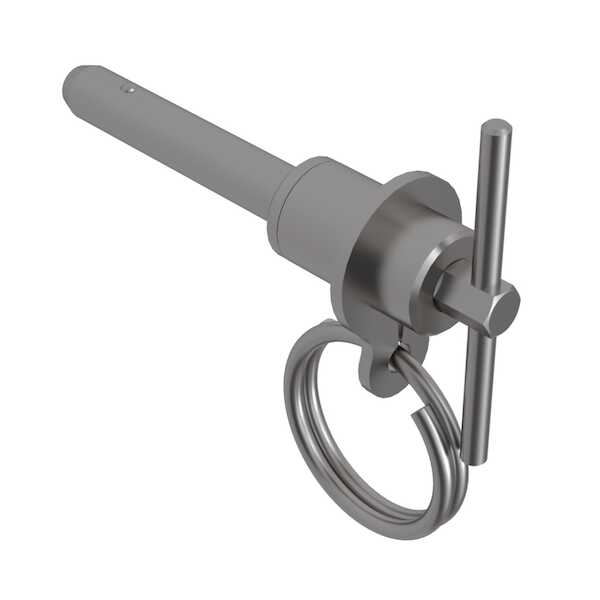 Hardware Specialty | T-Handle Ball Lock Pin, Double Acting, 3.7" Grip ...