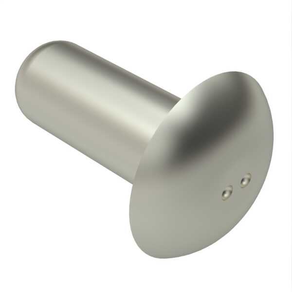 Hardware Specialty | Domed Head Solid Rivet, .161" Mounting Hole Dia ...