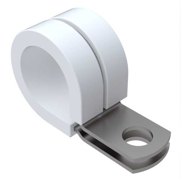 Hardware Specialty | 1/8" ID, Cushioned Cable Clamp, Stainless Steel ...