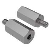Hardware Specialty | 1/4" Hex Stainless Steel Male-Female Standoff, 8 ...