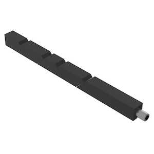 Hardware Specialty | Calmark Series 263 Card-Lok, 5.80" L, Black Anodized
