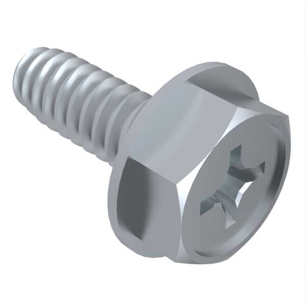 Hardware Specialty | 6-32 X 1/2" Long, Hex Washer Head Taptite Screw ...