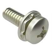 Hardware Specialty | M4 X 8mm L, Phillips, Pan Head SEMS Machine Screw ...