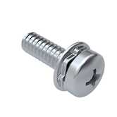 Hardware Specialty | M4 X 12mm L, Phillips, Pan Head SEMS Machine Screw ...