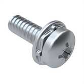 Hardware Specialty | M3 X 6.5mm L, Pozi-Drive, Pan Head SEMS Machine ...
