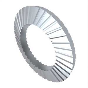 Hardware Specialty | M4 Ribbed Lock Washer, 4.3mm ID, 7mm OD, .5mm ...