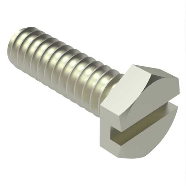 Hardware Specialty | 6-32 X 1/2" Long, Slotted, Hex Head Machine Screw ...