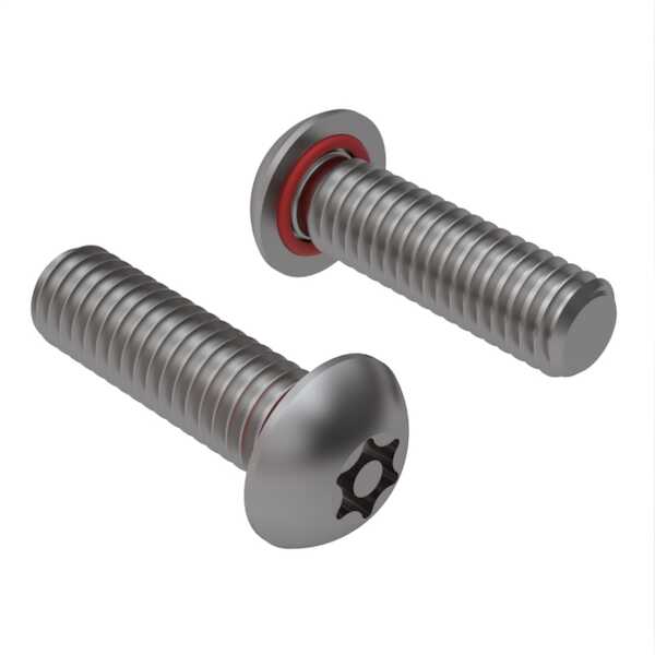 Hardware Specialty | Zago M4 X 20mm L, Tamper Resistant Torx, Button ...