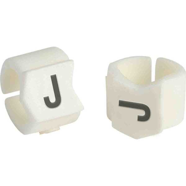 Hardware Specialty | Brady ClipSleeve J Wire Markers, 50/Pack, 4 AWG