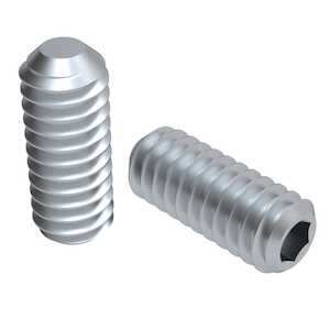 Hardware Specialty | M6 X 6mm Long, Flat Point, Socket Set Screw, Hex ...