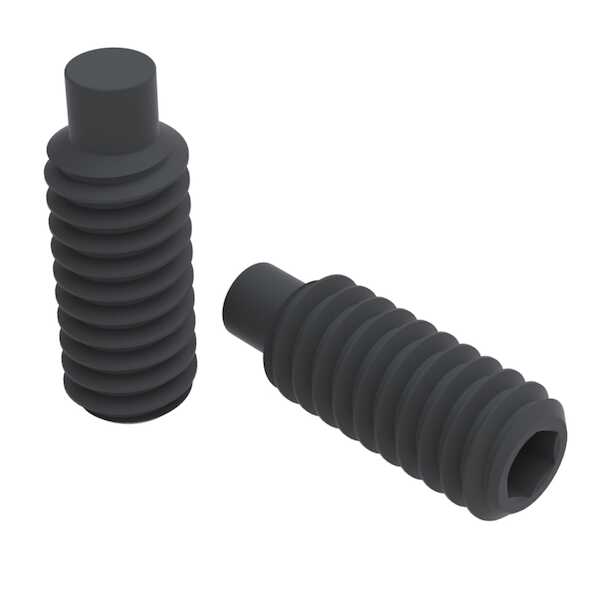 Hardware Specialty | M5 X 8mm Long, Full Dog Point, Socket Set Screw ...