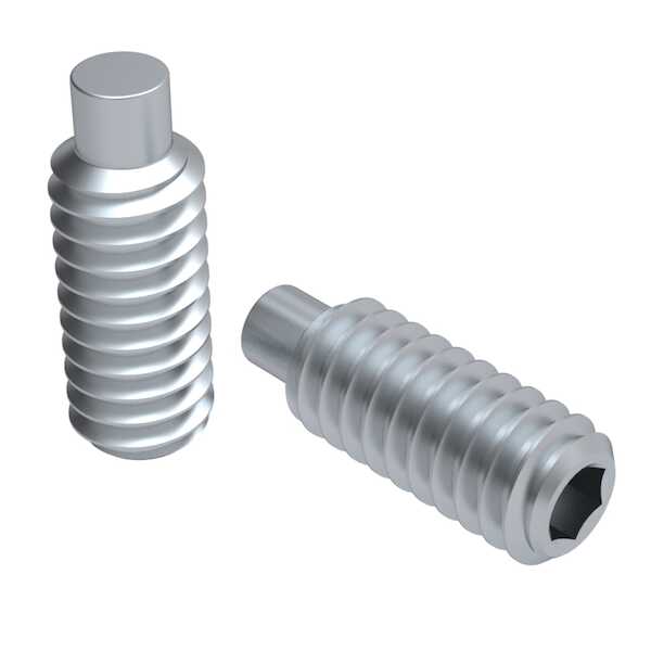 Hardware Specialty | M4 X 12mm Long, Full Dog Point, Socket Set Screw ...
