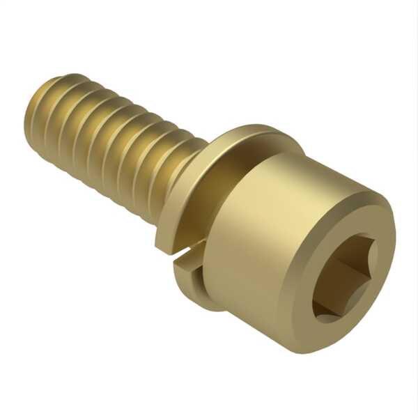 Hardware Specialty | M5 X 42mm L, Socket Head SEMS Cap Screw, Split ...