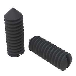 Hardware Specialty | 8-32 X 3/8" Long, Cone Point, Slotted Headless Set ...