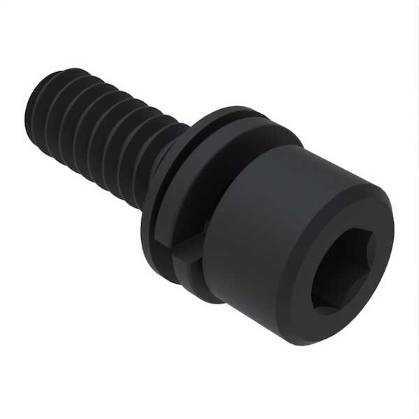 Hardware Specialty | 6-32 X 5/8" L, Hex Socket Cap SEMS Machine Screw ...