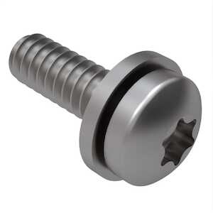 Hardware Specialty | M2 X 6mm L, Torx Pan Head SEMS Machine Screw, Flat ...
