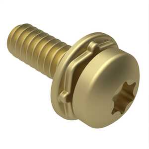 Hardware Specialty | M4 X 6mm L, Torx, Pan Head SEMS Machine Screw ...