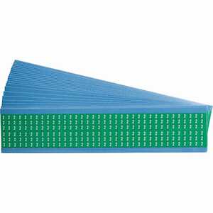 Hardware Specialty | Brady Numbers on Color Backgrounds Wire Markers ...