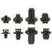 Hardware Specialty | Panduit Fir Tree Push Mount, 0.25" - 0.28" (6.3 mm ...