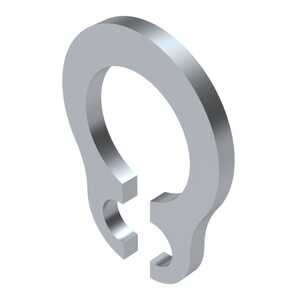 Hardware Specialty | M5 External Retaining Ring, Steel, Mechanical Zinc ...