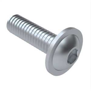 Hardware Specialty | M5 X 8mm Long, Flanged Button Head Socket Screw ...