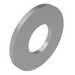Hardware Specialty | #10 Flat Washer, .202" ID, .438" OD, .065 ...
