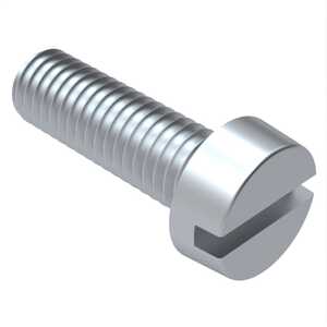 Hardware Specialty | M3 X 4mm Long, Slotted, Cheese Head Machine Screw ...